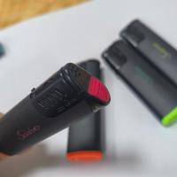China Windproof Torch Flame Gas Lighter 8.11x2.49x1.32cm ISO9994 Certified for Europe Market for sale