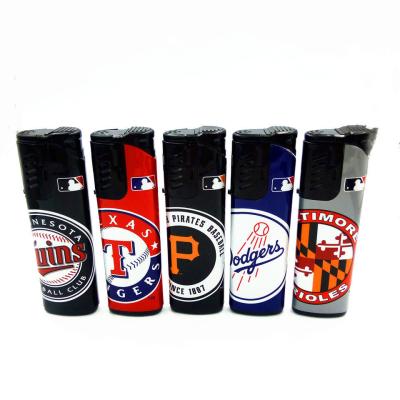 China ISO 9994 Certified Windproof Flip Electronic Lighter 8.11x2.49x1.32cm for Smoking for sale