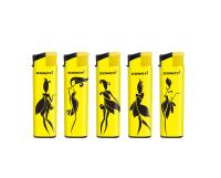 China DY-F013 Model Torch Flame Dancer Sticker Windproof Lighter Customization and Promotion for sale