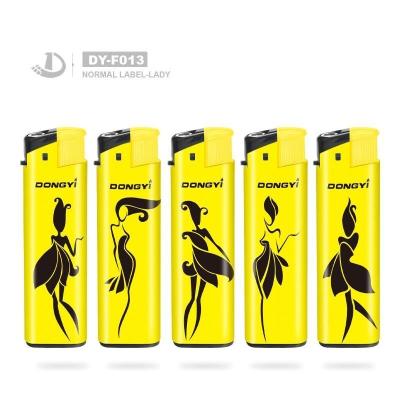 China Dongyi Customized Windproof Gas Lighter EUR Standard ISO99994 DY-F013 8.1cm for sale