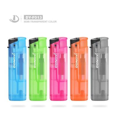 China Dongyi DY-F013 Refillable Electronic Lighter 8.1x2.3x1.04cm Windproof Custom Logo for sale