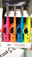 China ISO22702 Certified BBQ Gas Lighter DY-B010 12cm Windproof Kitchen Lighter for Export for sale