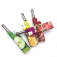 China Refillable BBQ Lighter ABS Shell Steel Tube 8.35cm ISO 9994 Gas Windproof Electronic Kitchen Lighter for sale