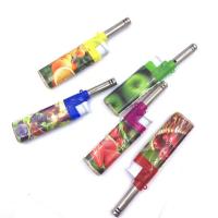 China Refillable BBQ Lighter 8.35x2.84x1.33cm Nickel Pipe Electronic Kitchen Stove Lighter for sale