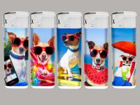 China Refillable Plastic Electric Lighter 80x24.9x10mm ISO 9994 with Custom Logo for sale