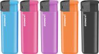 China Refillable Plastic Electric Lighter 80x24.9x10mm ISO 9994 with Custom Logo for sale