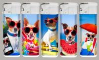 China Plastic Refillable Flint Gas Lighter 80mm Transparent Design ISO9994 Certified for sale