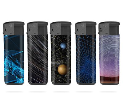 China Refillable Electric Kitchen Lighter 80mm Metal Windproof Custom Case OEM for sale