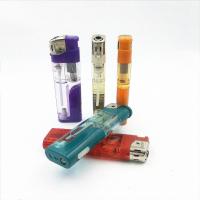 China DY-5810 LED Lamp Plastic Gas Electric Cigarette Lighter 81.7x24.9x11.8mm ISO9001 for sale