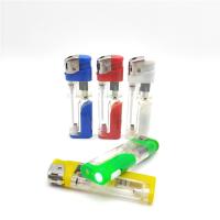 China DY-5810 LED Lamp Plastic Gas Electric Cigarette Lighter 81.7x24.9x11.8mm ISO9001 for sale