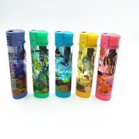 China DY-1701 LED Lamp Plastic Gas Electric Cigarette Fire Lighter 8.3x2.17x1.7 CM OEM Custom for sale