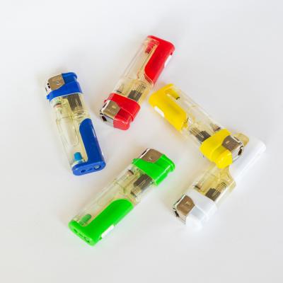 China Refillable Electronic Candle Lighter 82.2mm with White LED Lamp and Colorful Gas for sale