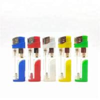 China Rechargeable Electronic Gas Cigarette Lighter ABS Plastic LED 82.2mm Custom Logo for sale