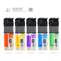 China Refillable Electronic LED Lighter 8.22x2.49x1.18cm ABS AS with 98% Ignition Rate for sale