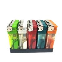China Refillable Electronic Cigar Lighter with White LED Lamp Soft Flame 82.2mm ABS for sale