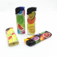 China ISO9994 Certified Plastic Electronic Lighter 82mm Disposable Refillable DY-068 for sale