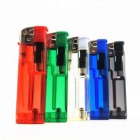 China Refillable Electric Firelighter DY-055 82mm ABS Child Resistant Lighter for sale