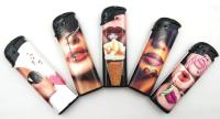 China Disposable Refillable Gas Lighter 82x26x11.4mm OEM Colors Logo MSDS Certified for sale