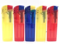 China Customized Disposable Electronic Transparent Lighters for BBQ at Walmart Request for sale