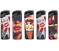 China Customized Disposable Electronic Transparent Lighters for BBQ at Walmart Request for sale