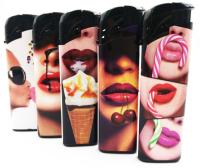 China Disposable Cigarette Gas Lighter 82x26x11.4mm ISO9994 Certified for Gift Decorative Use for sale