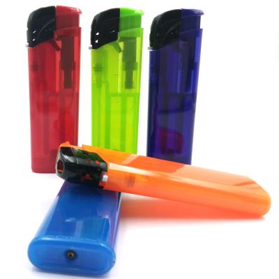 China Custom Logo Electronic Torch Kitchen Lighter 82x26x11.4mm Gas Lighter for Candle Spirit for sale