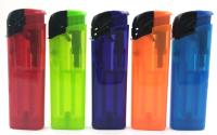 China Custom Logo Electronic Torch Kitchen Lighter 82x26x11.4mm Gas Lighter for Candle Spirit for sale