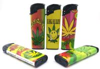 China Disposable Flint Cigarette Lighter 82x26x11.4mm Decorative Gift Smoking Lighter for sale