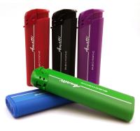 China Customized Butane Gas Lighter 82x26x11mm Rechargeable Disposable for Gift for sale