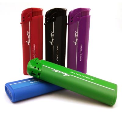 China Customized Butane Gas Lighter 82x26x11mm Rechargeable Disposable for Gift for sale