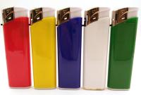 China Disposable Plastic Lighter with Flashlight EN13869 Certified 81.1mm Custom Logo for sale