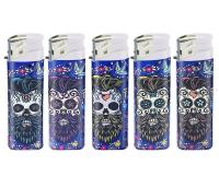 China Refillable Plastic Butane Gas Lighter 81.1mm Cigarette Lighter DY-075 50pcs per Box for sale