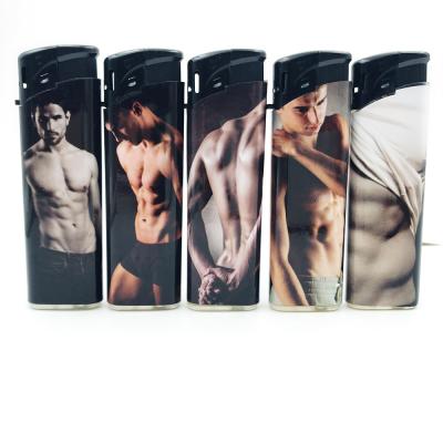 China Disposable Gas Lighter DY-075 81mm Flame Lighter for Cigarette for sale