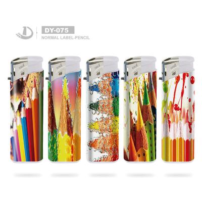 China Electric Gas Lighter EUR Standard 8.11cm Cigarette Lighter ABS Custom Logo OEM for sale