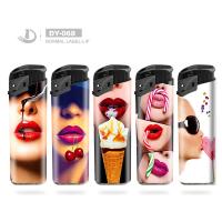 China Custom Electric Windproof Plastic Lighter for Cigarette EUR Standard and Customized for sale