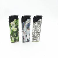China Custom Plastic Cigar Lighter 8.2x2.6x1.14cm Refillable Disposable for Promotion Gift for sale