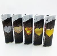China Disposable Electric Lighter Plastic ABS EU Standard Lighter for sale