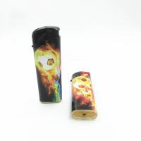 China Electric Plastic Disposable Refillable Smoking Lighter 8.2cm ISO9994 Torch Lighter for sale