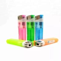 China Windproof Electric Lighter Plastic Encendedore DY-078 EN13869 Certified 80mm for sale