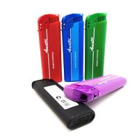 China Customized Dongyi Electronic Rubber Color Cigarette Gas Lighter DY-068 8.2x2.6x1.14cm for sale