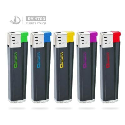 China Customizable DY-1703 Plastic Lighter 8.1x2.24x8.1cm Five Colors for Europe Market for sale