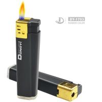China Customizable DY-1703 Plastic Lighter 8.1x2.24x8.1cm Five Colors for Europe Market for sale