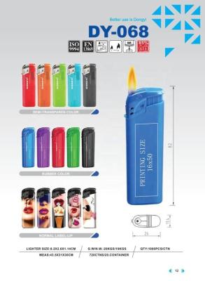 China Customized Request Plastic Cigarette Gas Lighter Dongyi Design 2023 with Customization for sale