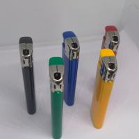 China Dy-055 Stylish Refillable Plastic Electronic Gas Lighter with ISO9994 Customization for sale