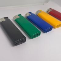 China Dy-055 Stylish Refillable Plastic Electronic Gas Lighter with ISO9994 Customization for sale