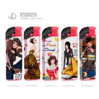 China Customization Custom Personality Graphic Cigarette Lighter Ultra-Thin Electric Lighter for sale