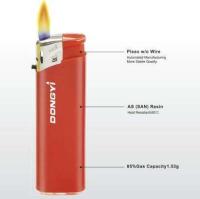 China Custom Electronic Gas Lighter DY-075 8.11x2.45x1.15cm ABS AS 98% Ignition Rate for sale
