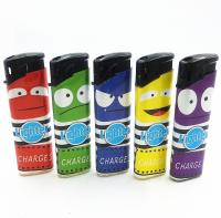 China Classic Electric Butane Lighter 8.11x2.45x1.15cm for EUR Market with 98% Ignition Rate for sale