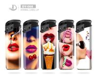 China DY-068 Encendedore EU Standard Electronic Refillable Butane Lighter for sale