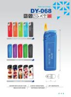 China DY-068 Encendedore EU Standard Electronic Refillable Butane Lighter for sale